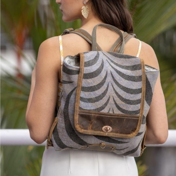 Myra Bag | Bags | Myra Backpack Leather And Canvas | Poshmark